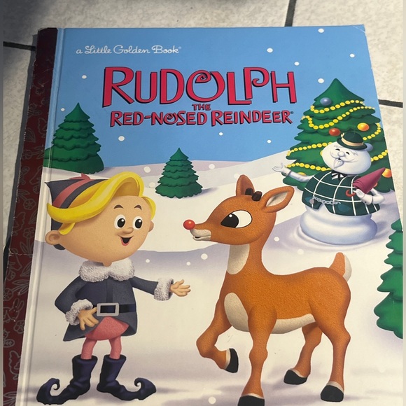 random house | Other | A Little Golden Book Rudolph The Rednosed Reindeer Book Copyright 998 ...